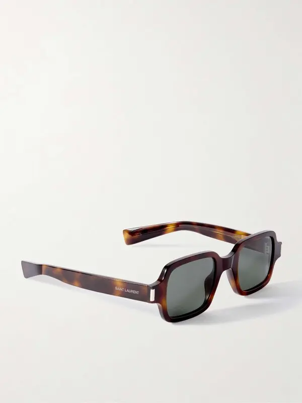 Saint Laurent Square-frame Sunglasses - Brown