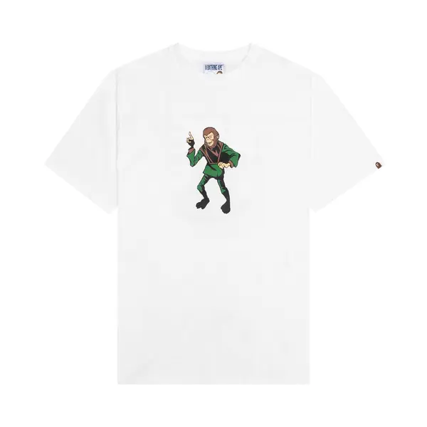 A BATHING APE Ape Tee - White