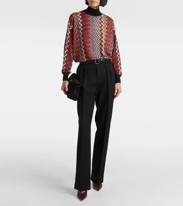 Missoni Zigzag Turtleneck Sweater - Multicoloured