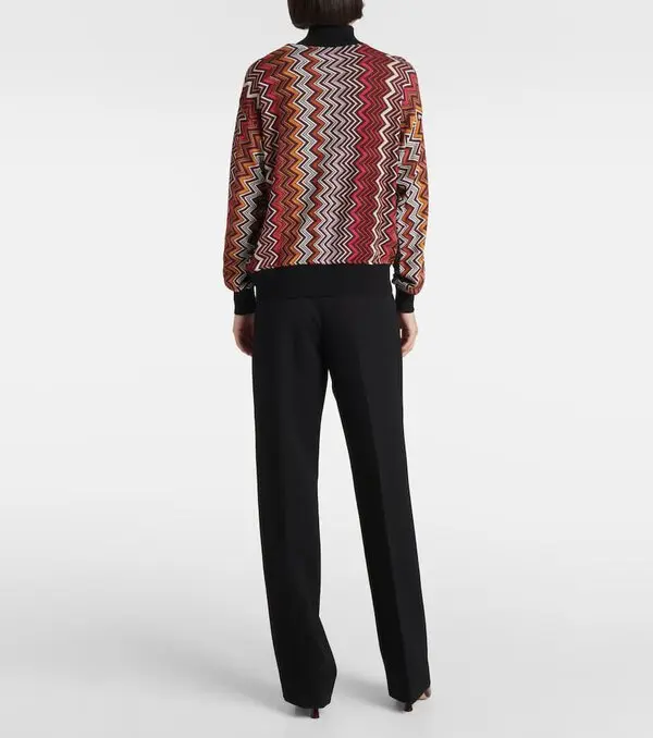 Missoni Zigzag Turtleneck Sweater - Multicoloured