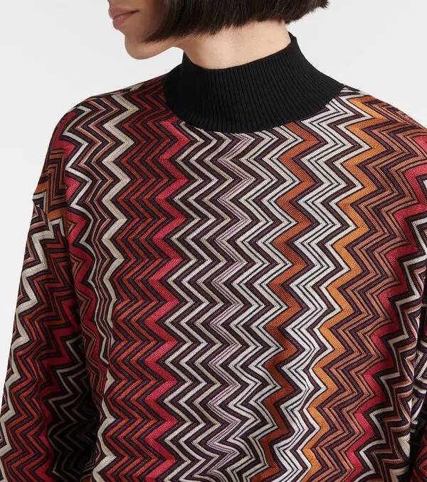 Missoni Zigzag Turtleneck Sweater - Multicoloured