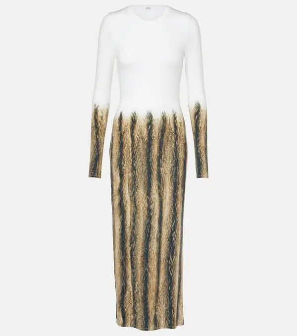 Loewe Exclusive Printed Midi Dress