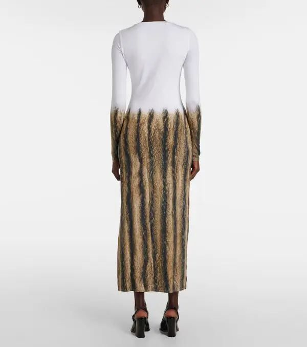Loewe Exclusive Printed Midi Dress