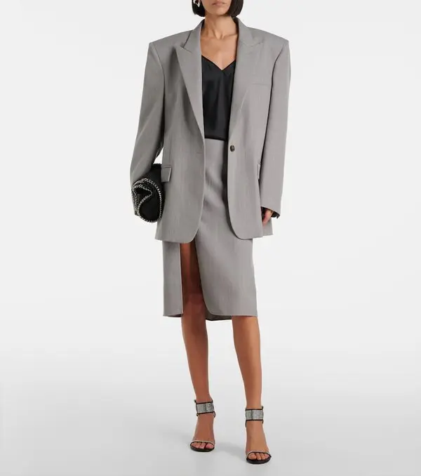 Stella McCartney Wool Pencil Skirt