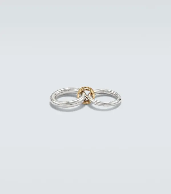 SPINELLI KILCOLLIN Virgo Sterling And 18kt Gold Ring - Silver