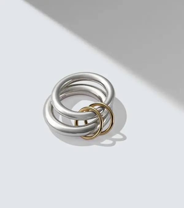SPINELLI KILCOLLIN Virgo Sterling And 18kt Gold Ring - Silver