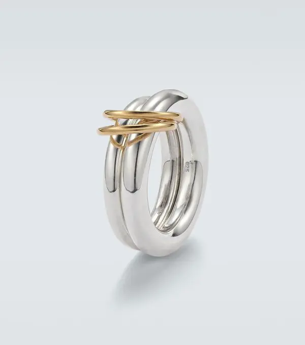 SPINELLI KILCOLLIN Virgo Sterling And 18kt Gold Ring - Silver