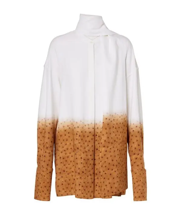 Loewe Printed Bow-detail Shirt