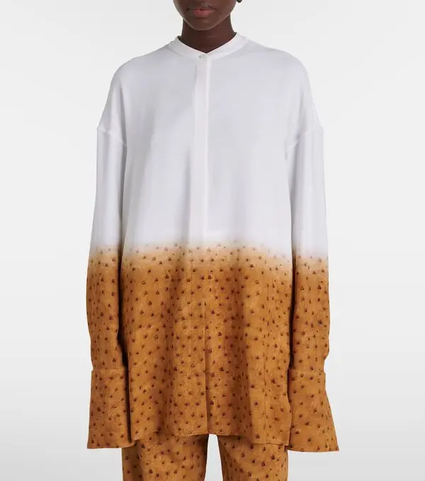 Loewe Printed Bow-detail Shirt