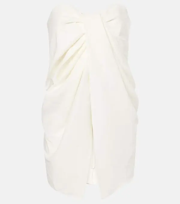 Tove Tuiren Draped Top - White