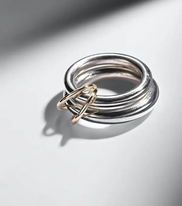 SPINELLI KILCOLLIN Virgo Sterling And 18kt Gold Ring
