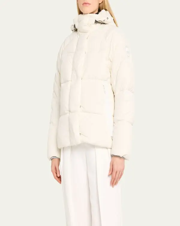 Canada Goose Junction Hooded Down Parka - White
