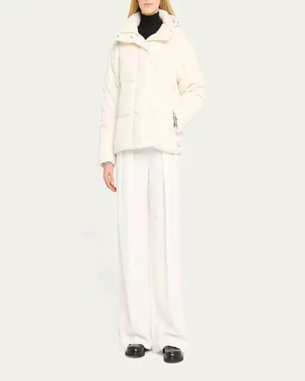 Canada Goose Junction Hooded Down Parka - White