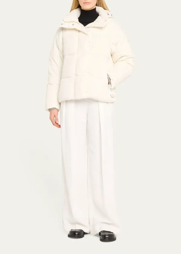 Canada Goose Junction Hooded Down Parka - White