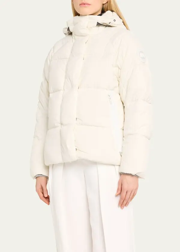 Canada Goose Junction Hooded Down Parka - White