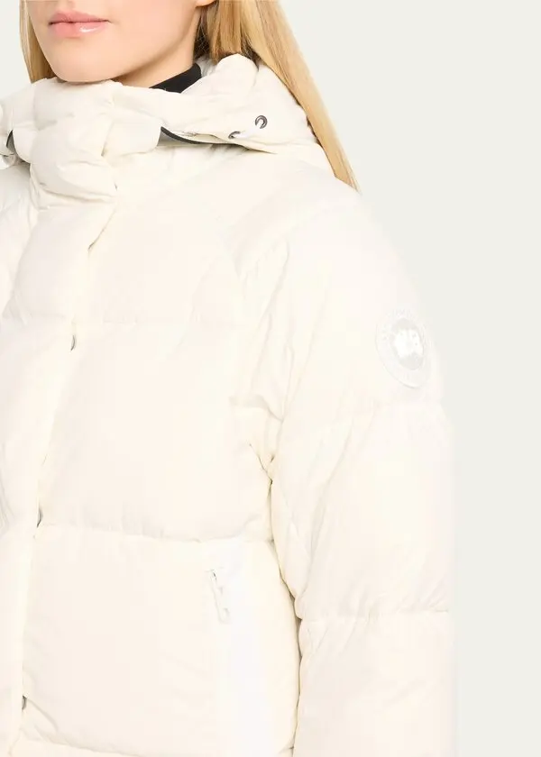 Canada Goose Junction Hooded Down Parka - White