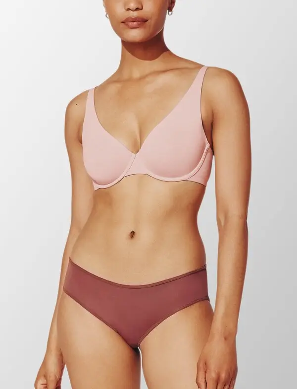THIRDLOVE 24/7® Classic Second Skin Unlined Bra - Rose Dust