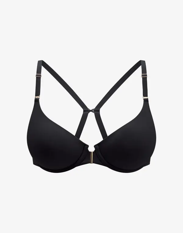 THIRDLOVE Comfortstretch Front Close T-shirt Bra - Black