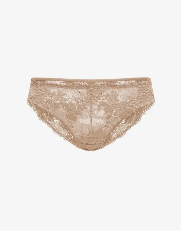 THIRDLOVE All Day Lace Bikini Panty - Taupe