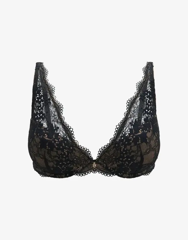 THIRDLOVE All Day Lace Uplift Plunge Bra - Black