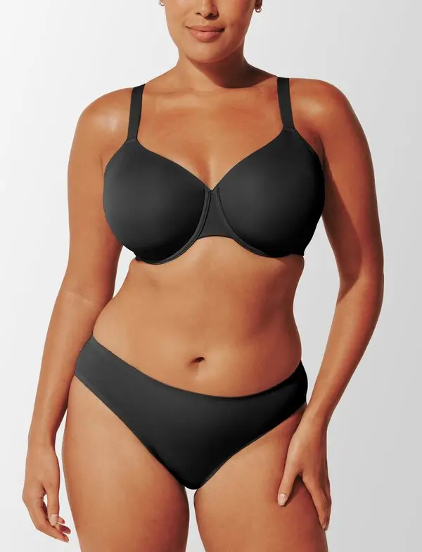 THIRDLOVE Comfortstretch Smoothing Full Coverage Bra - Black