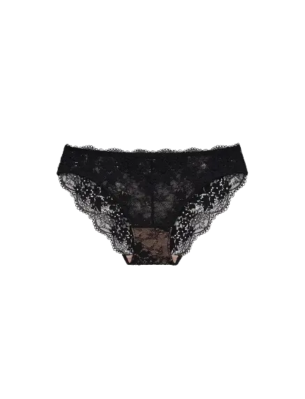 THIRDLOVE All Day Lace Bikini Panty - Black