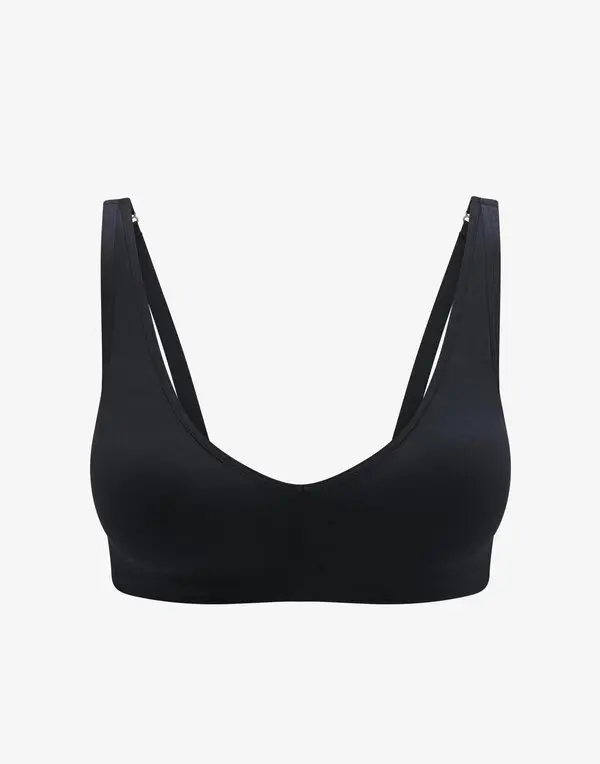 THIRDLOVE Organic Cloud Cotton Wireless Bra - Black