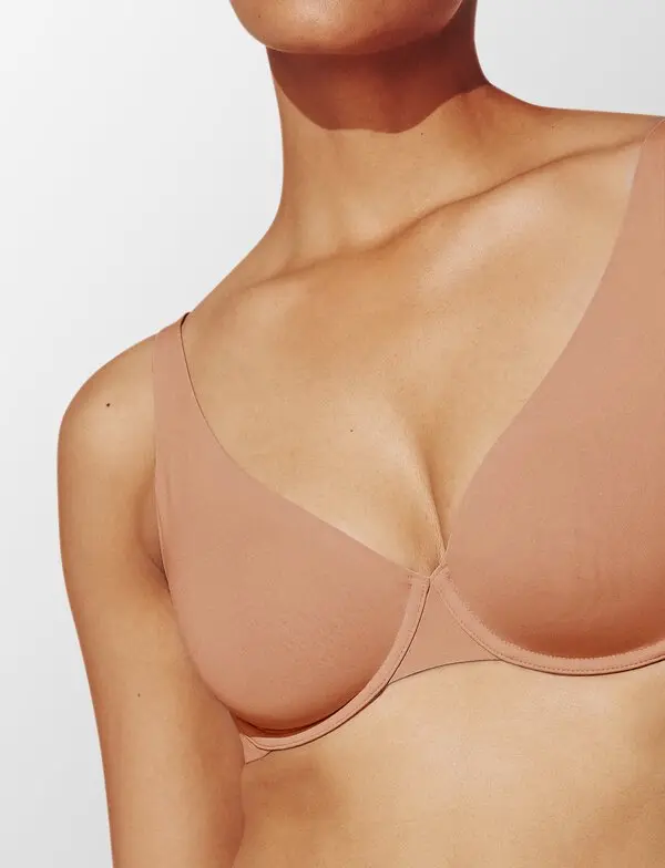 THIRDLOVE 24/7® Classic Second Skin Unlined Bra - Mocha