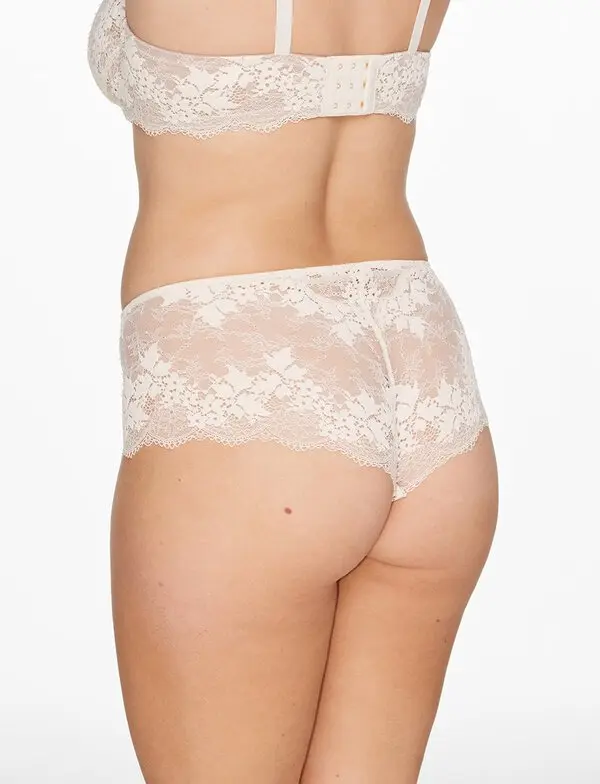 THIRDLOVE All Day Lace Cheeky Panty - Sea Salt