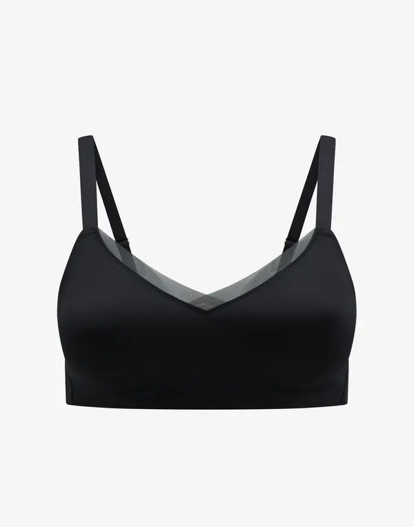 THIRDLOVE 24/7® Classic Wireless Crossover Minimizer Bra - Black
