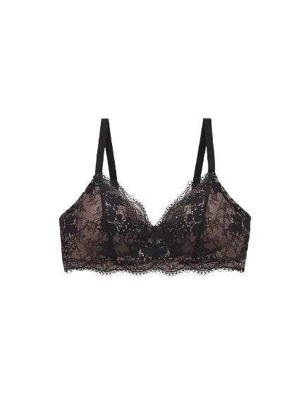 THIRDLOVE All Day Lace Wireless Bra - Black