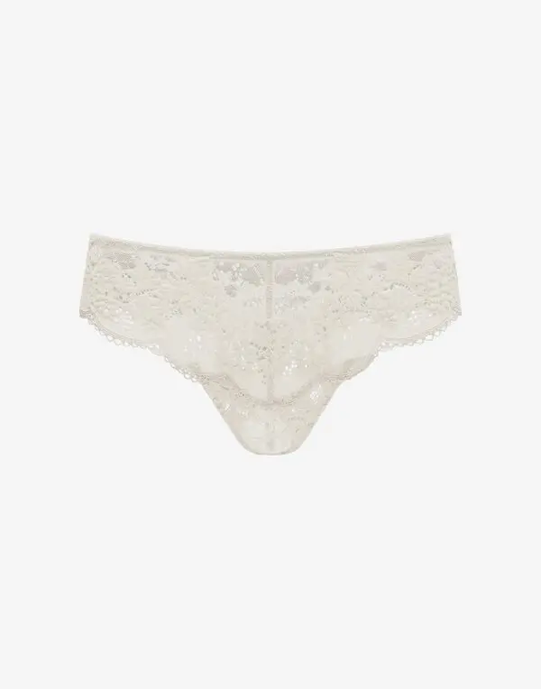 THIRDLOVE All Day Lace Thong Panty - Sea Salt