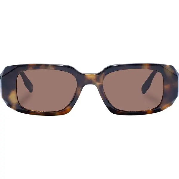 AIRE Ascendant 49mm Rectangular Sunglasses - Dark Tortoise