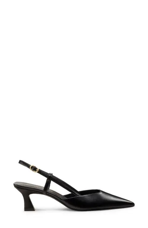 STUART WEITZMAN Vinnie 50 Slingback Pump - Black