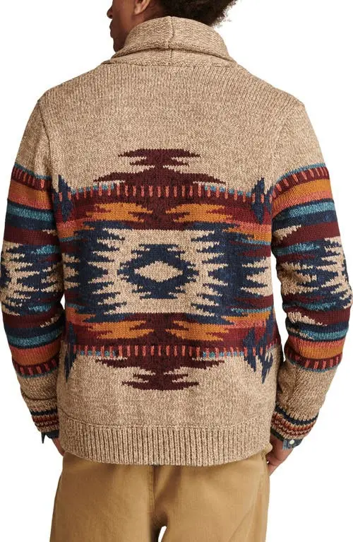 Lucky Brand Southwest Shawl Collar Cardigan
