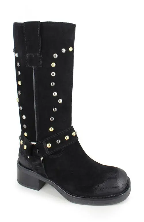 ZIGI Cinnia Studded Water Resistant Boots - Black