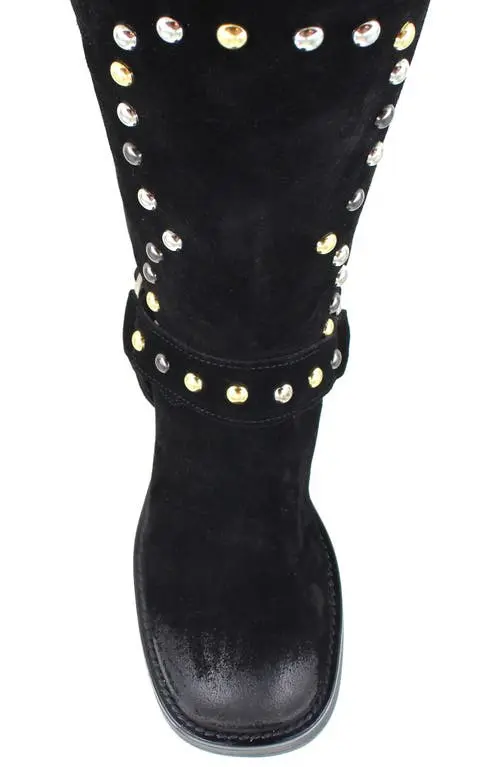 ZIGI Cinnia Studded Water Resistant Boots - Black
