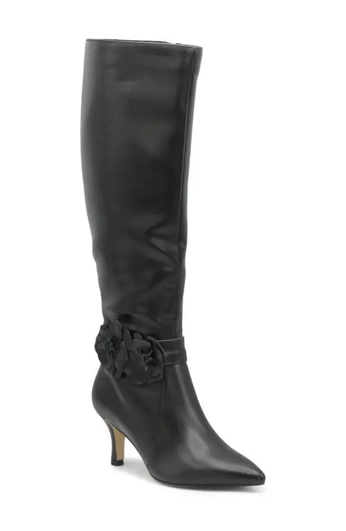 Charles By Charles David Albee Floral Knee High Boots