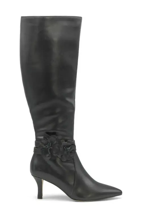 Charles By Charles David Albee Floral Knee High Boots