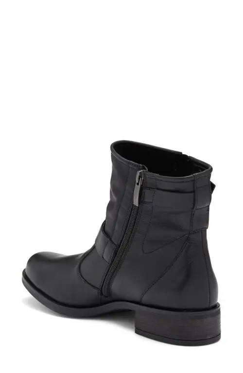 Paul Green Wyatt Ankle Boots - Black Washed Leather