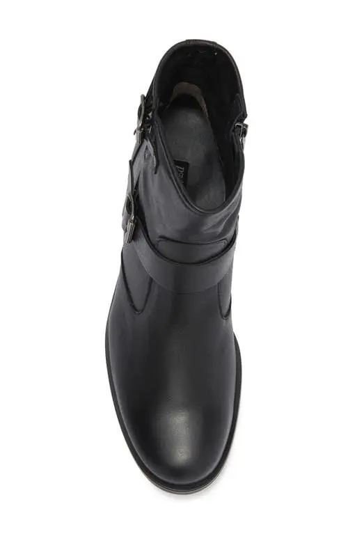 Paul Green Wyatt Ankle Boots - Black Washed Leather