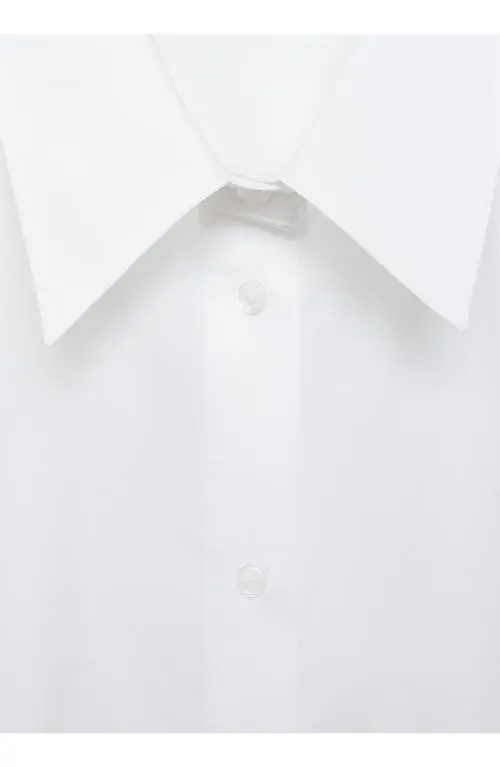 Mango Tie Waist Shirt Dress