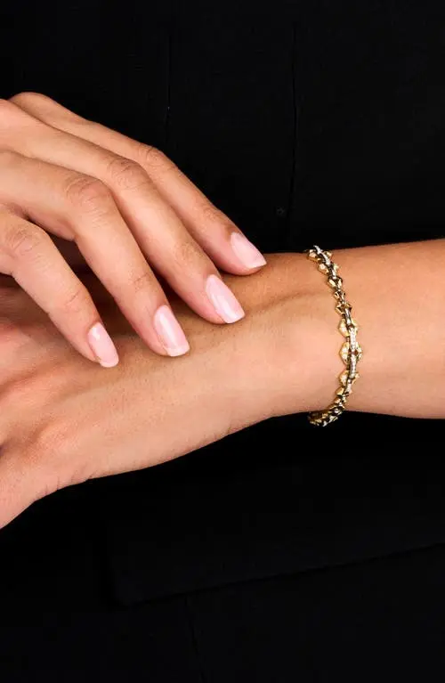 DRIES CRIEL Flow Graduated Diamond Chain Bracelet - Gold