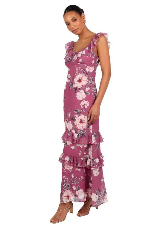 irelynn maxi dress black floral Petal and Pup Women's Irelynn Maxi Dress main image 0