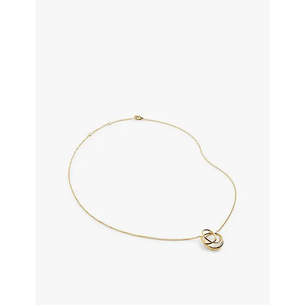 Monica Vinader Nura Wrap Pendant Necklace - Yellow Gold