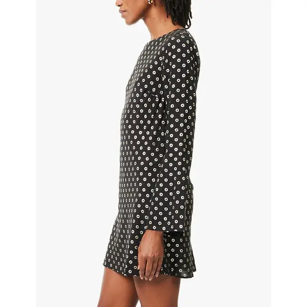 sachin mini dress Sachin Mini Dress in Chain Knit Black