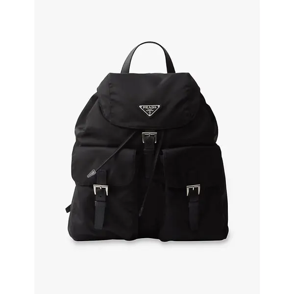 Prada Logo-plaque Polyamide Backpack
