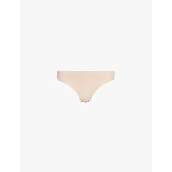 Calvin Klein Invisibles Micro Stretch-woven Thong - Cedar