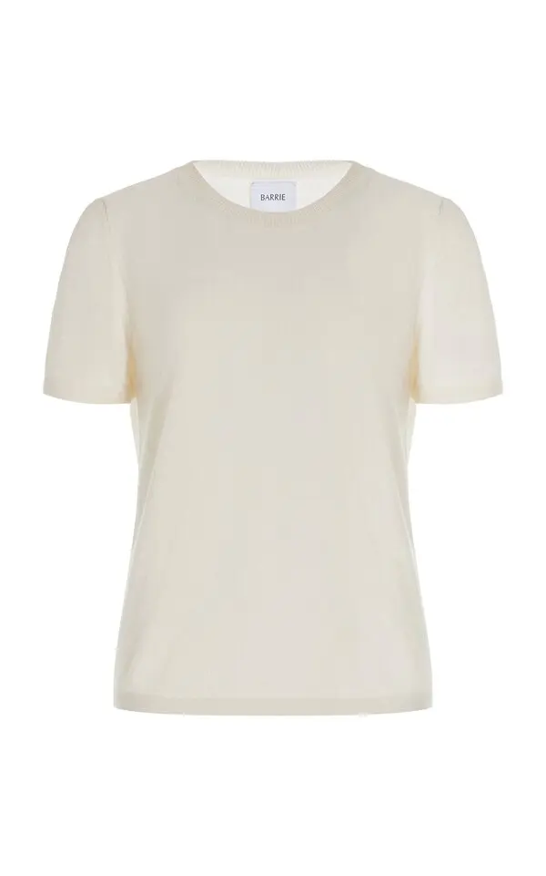 BARRIE Cashmere T-shirt - White