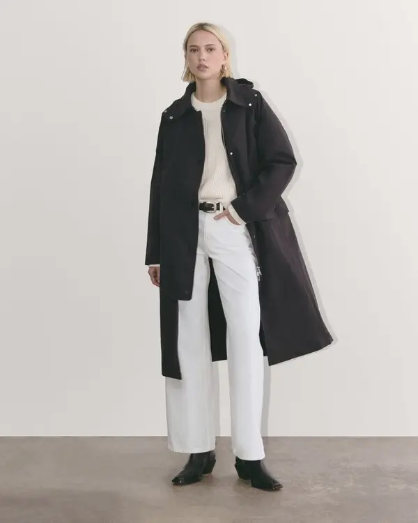 Everlane Oversized Anorak Jacket - Black